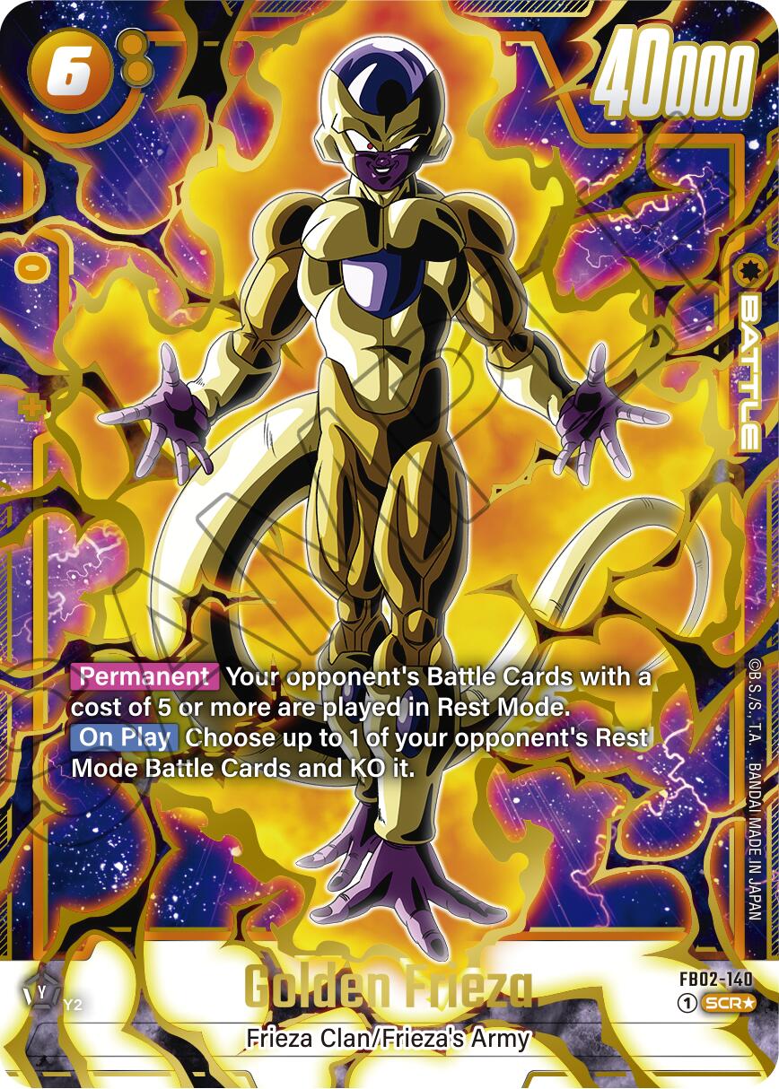 Golden Frieza (Alternate Art) [FB02 - FB02-140] - Blazing Aura ...