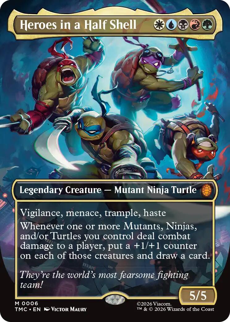 Heroes in a Half Shell (0006) (Borderless) [TMC - 6 - Mythic] - Comman ...