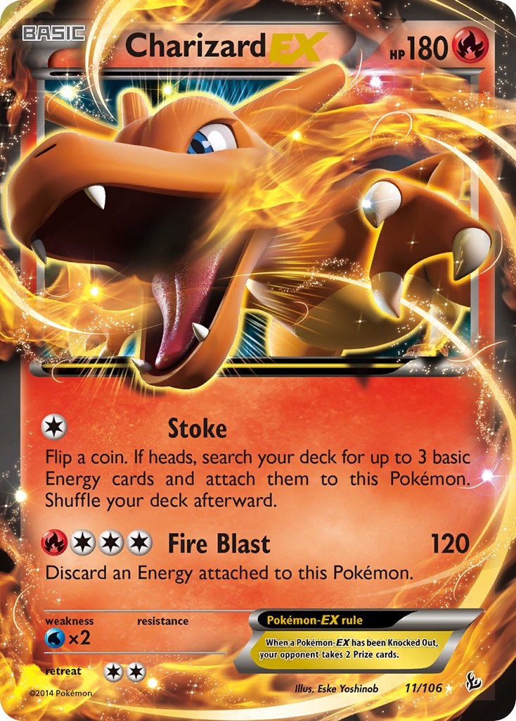 Charizard EX (11) [FLF - 11/106] – PunkOuter Games